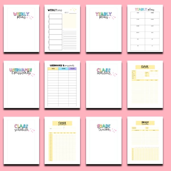 Printable Student Planner Undated | Made By Teachers