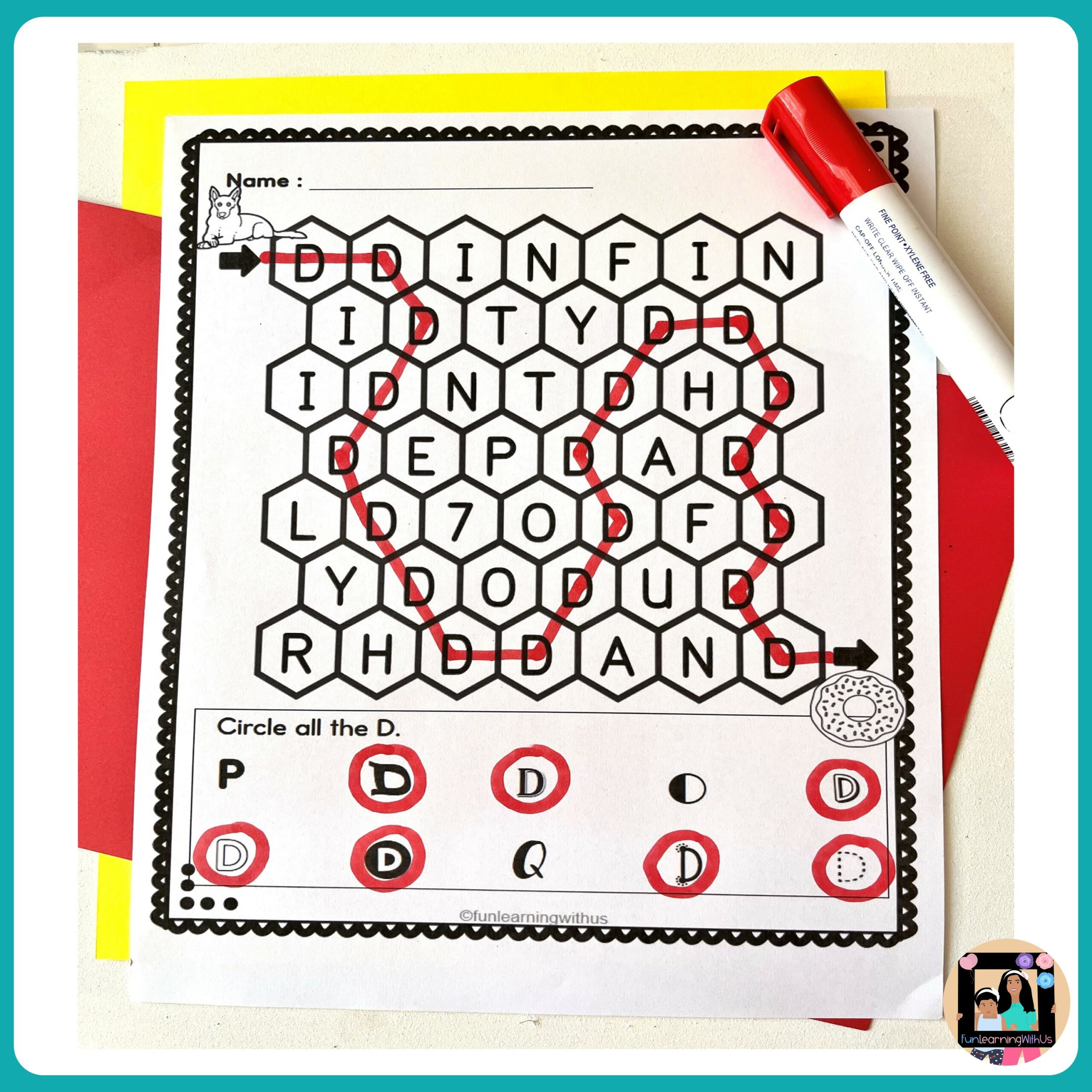 Uppercase Alphabet Maze Letter Recognition Activity - Made By Teachers