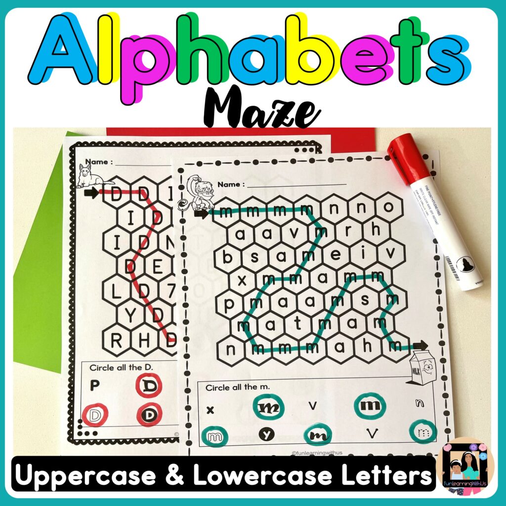 Alphabet Maze Letter Recognition Activity - Made By Teachers