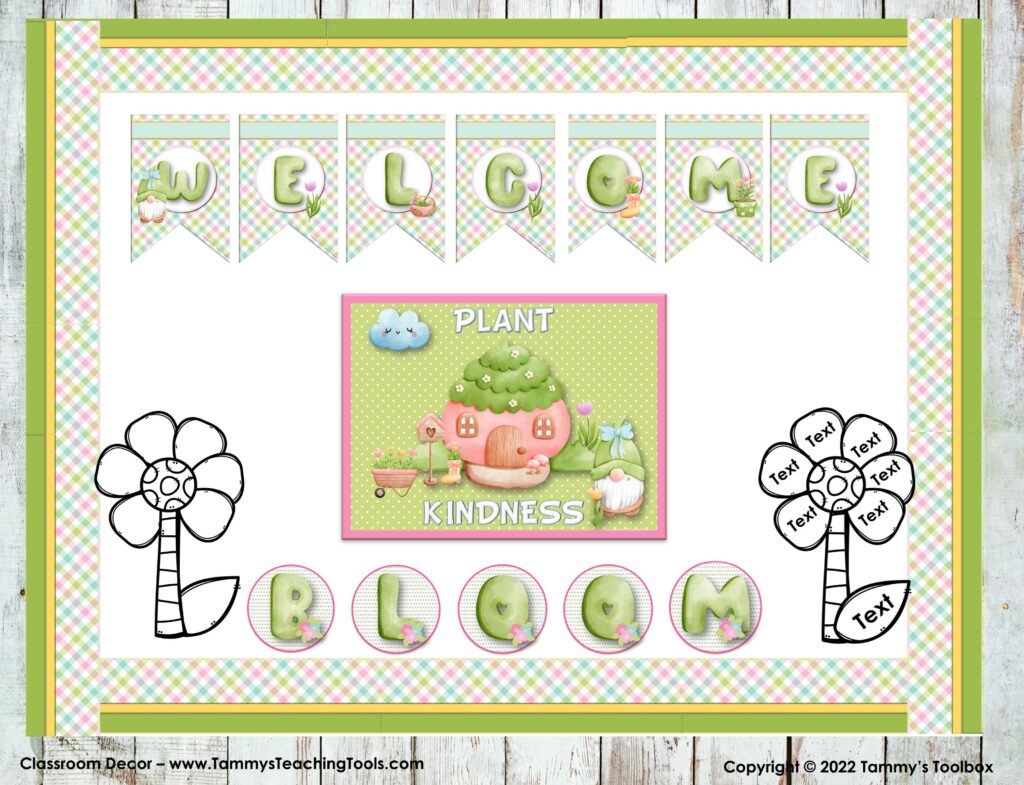 Spring Bulletin Board Kit with Writing Activities | Made By Teachers