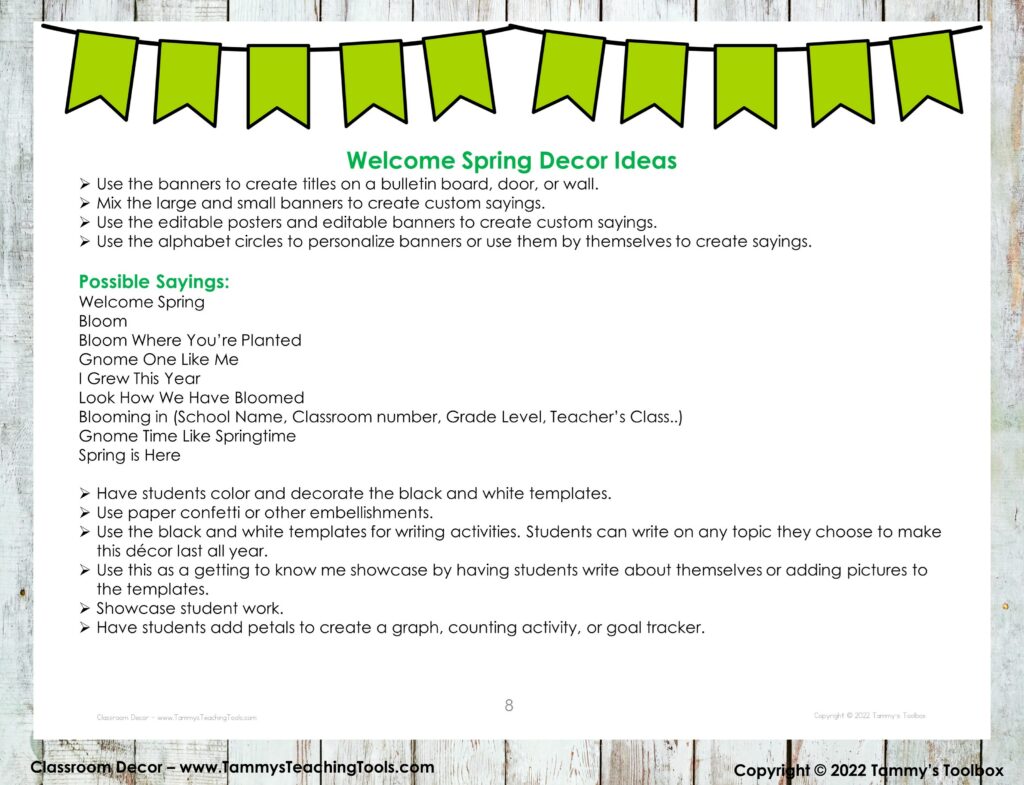 Spring Bulletin Board Kit with Writing Activities | Made By Teachers