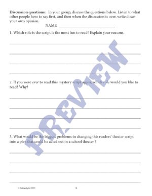 Readers' Theater End of Year Mystery Script - Made By Teachers