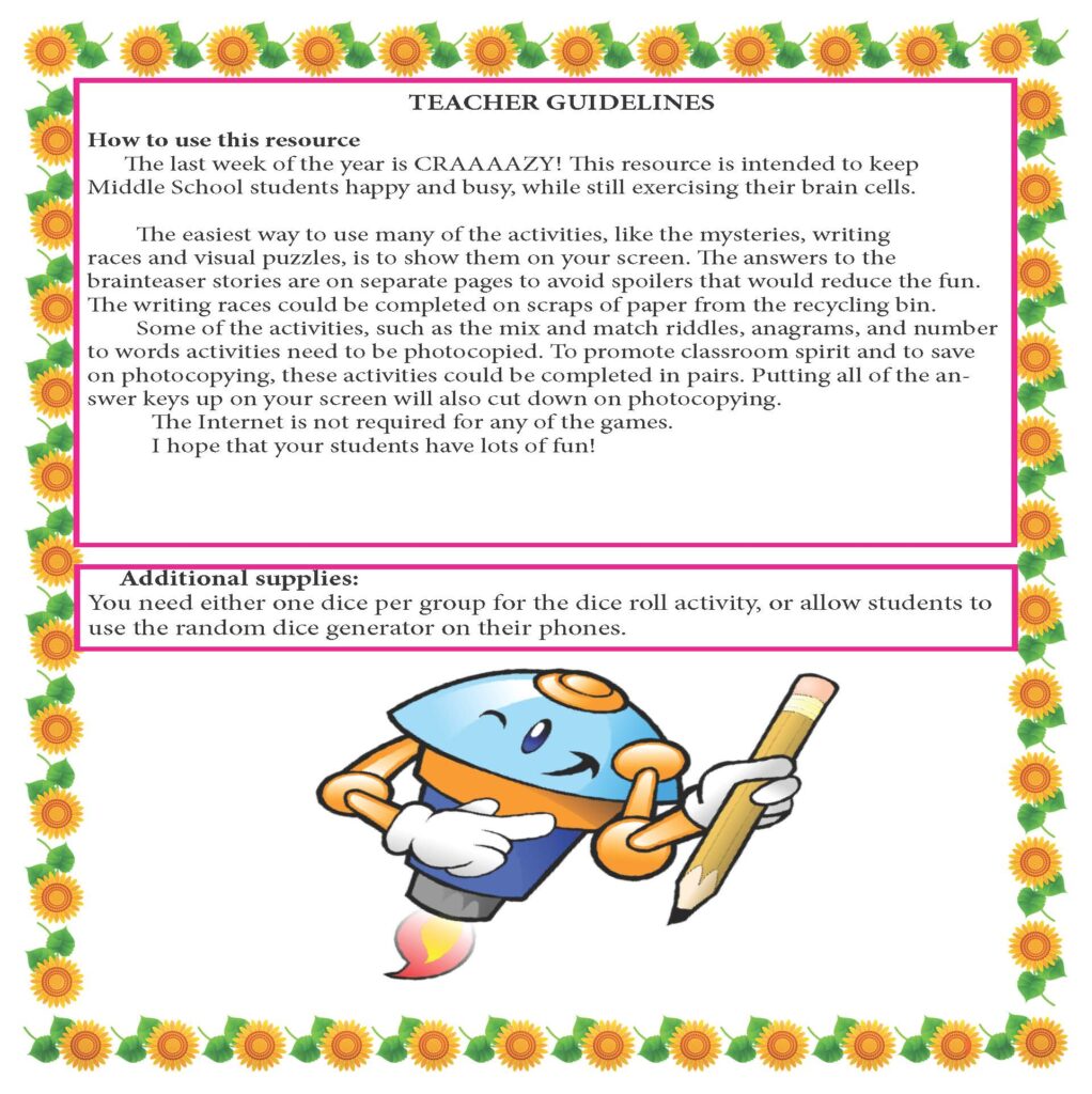 End of Year Brain Teaser Stories, Riddles and Puzzles Grades 5-7 - Made ...