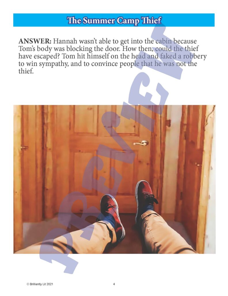 End of Year Brain Teaser Stories, Riddles and Puzzles Grades 5-7 - Made ...