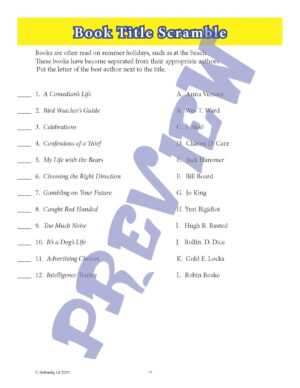 End of Year Brain Teaser Stories, Riddles and Puzzles Grades 5-7 - Made ...