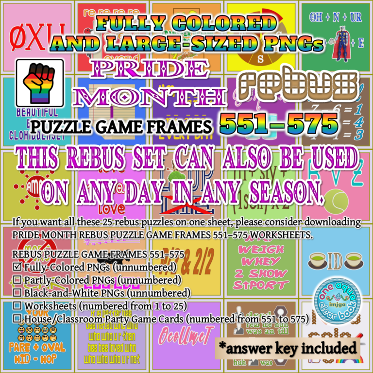 VALENTINE Rebus Puzzle Frames 251–275 Worksheets | Made By Teachers