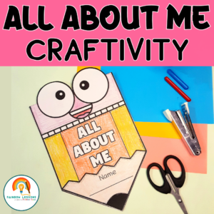 All About Me Craft | Back to School Activities | All About Me Worksheet ...
