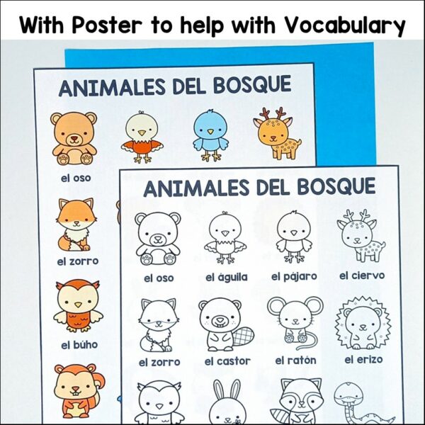 Animales del bosque - Ejercicios de escritura | Made By Teachers
