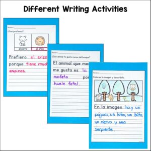 Animales del bosque - Ejercicios de escritura | Made By Teachers