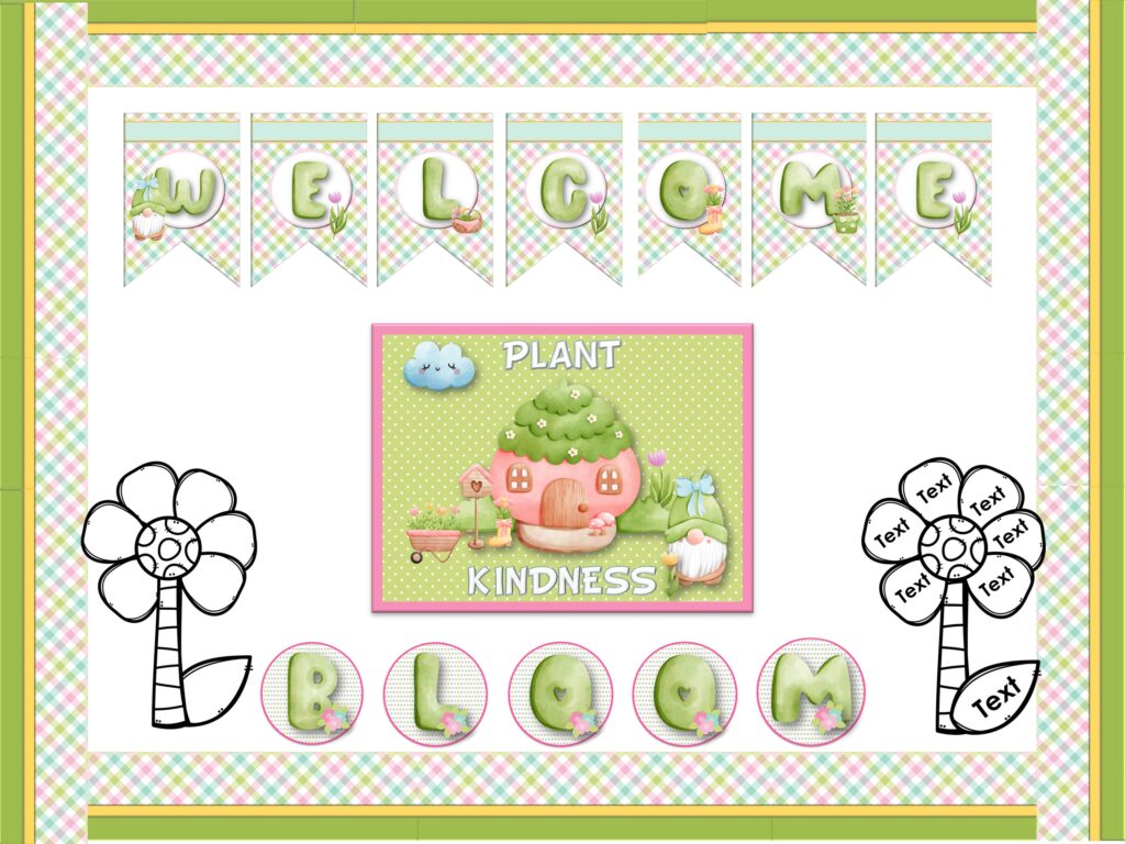Four Seasons Bulletin Board Bundle for Spring, Summer, Fall, Winter ...