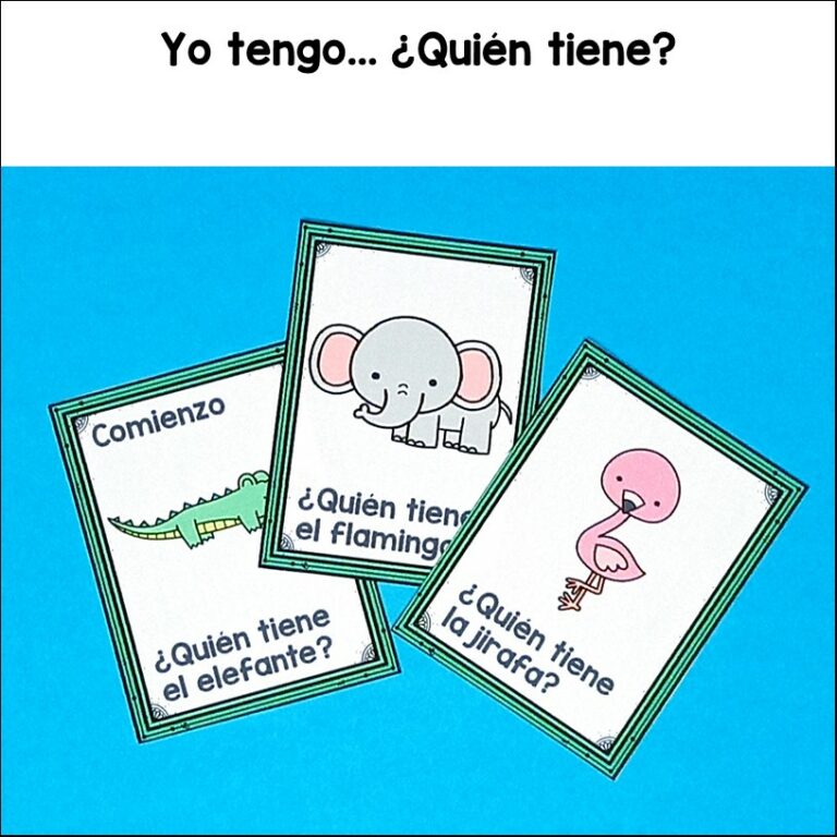 Animales del zoo - Juegos de vocabulario en español - Made By Teachers