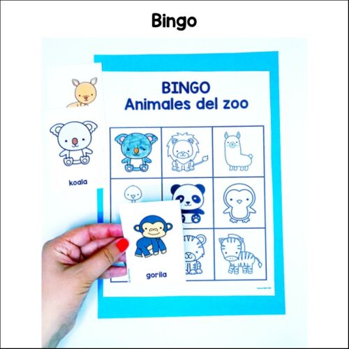 Animales del zoo - Juegos de vocabulario en español - Made By Teachers
