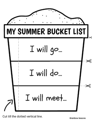 My Summer Bucket List | End of the Year Activities | Bucket List ...