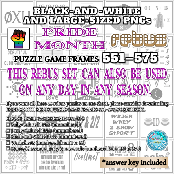 CHRISTMAS Rebus Puzzle Frames 201–225 Worksheets - Made By Teachers