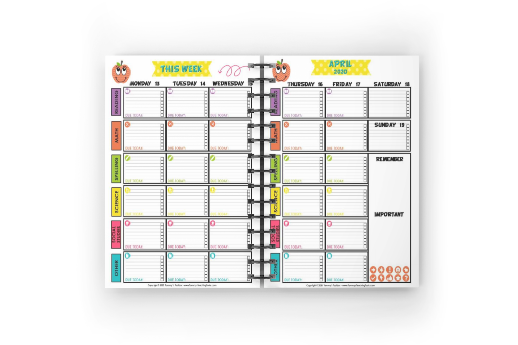 Student Planner and Agenda for 2022-2023 - Made By Teachers