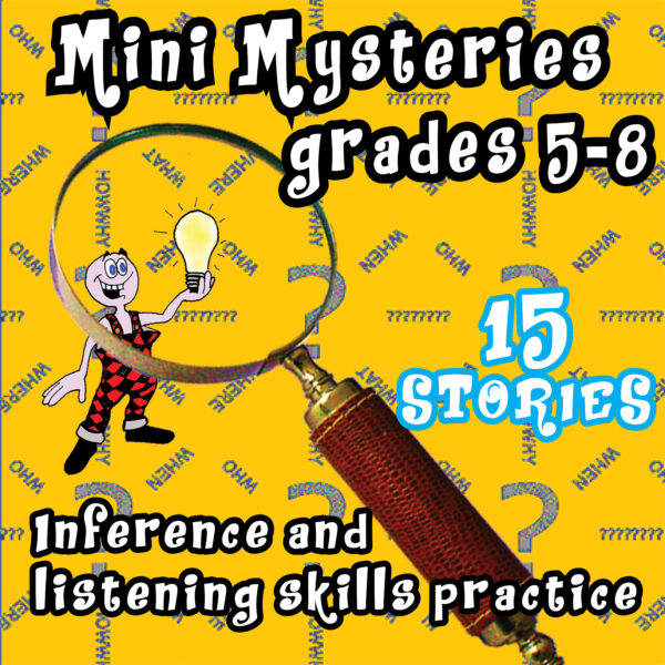 60 ELA BRAIN TEASER MINI MYSTERIES AND LOGIC PUZZLES: Critical Thinking ...