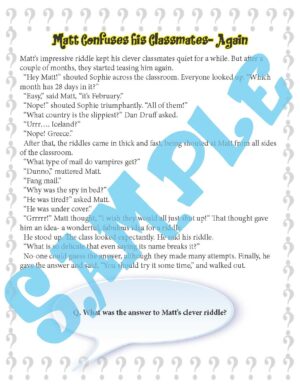 BRAIN TEASER MYSTERY STORIES GRADES 5-8: Making inferences - Made By ...