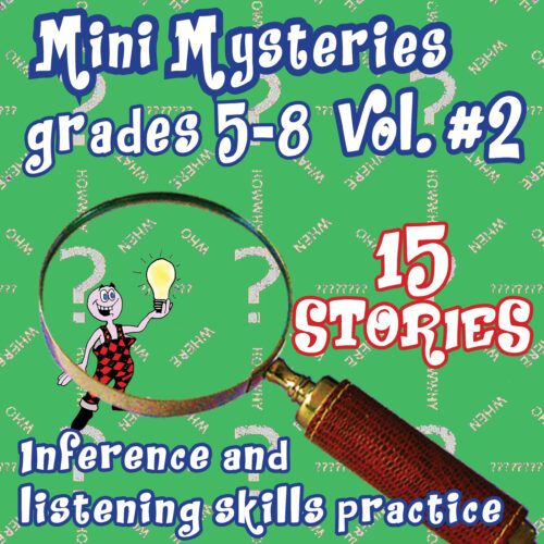 60 ELA BRAIN TEASER MINI MYSTERIES AND LOGIC PUZZLES: Critical Thinking ...