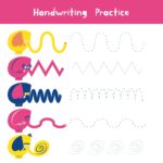 Fine motor tracing skill / Prewriting lines and shapes for Pencil ...