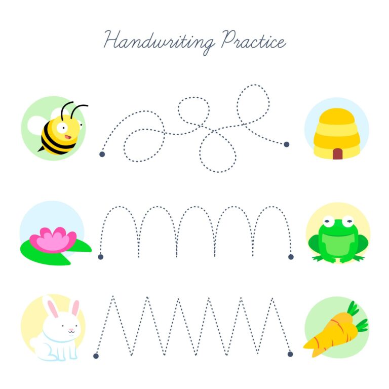 Fine motor tracing skill / Prewriting lines and shapes for Pencil ...