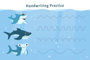 Fine motor tracing skill / Prewriting lines and shapes for Pencil ...