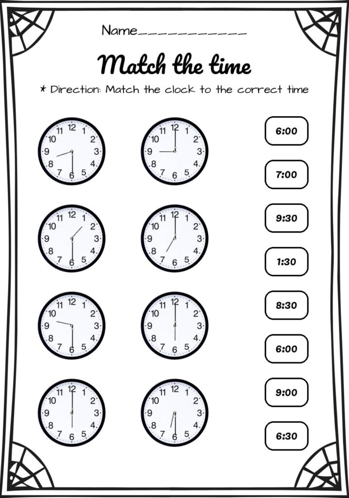 Telling Time To The Nearest 5 Minutes No prep Worksheets Made By Teachers