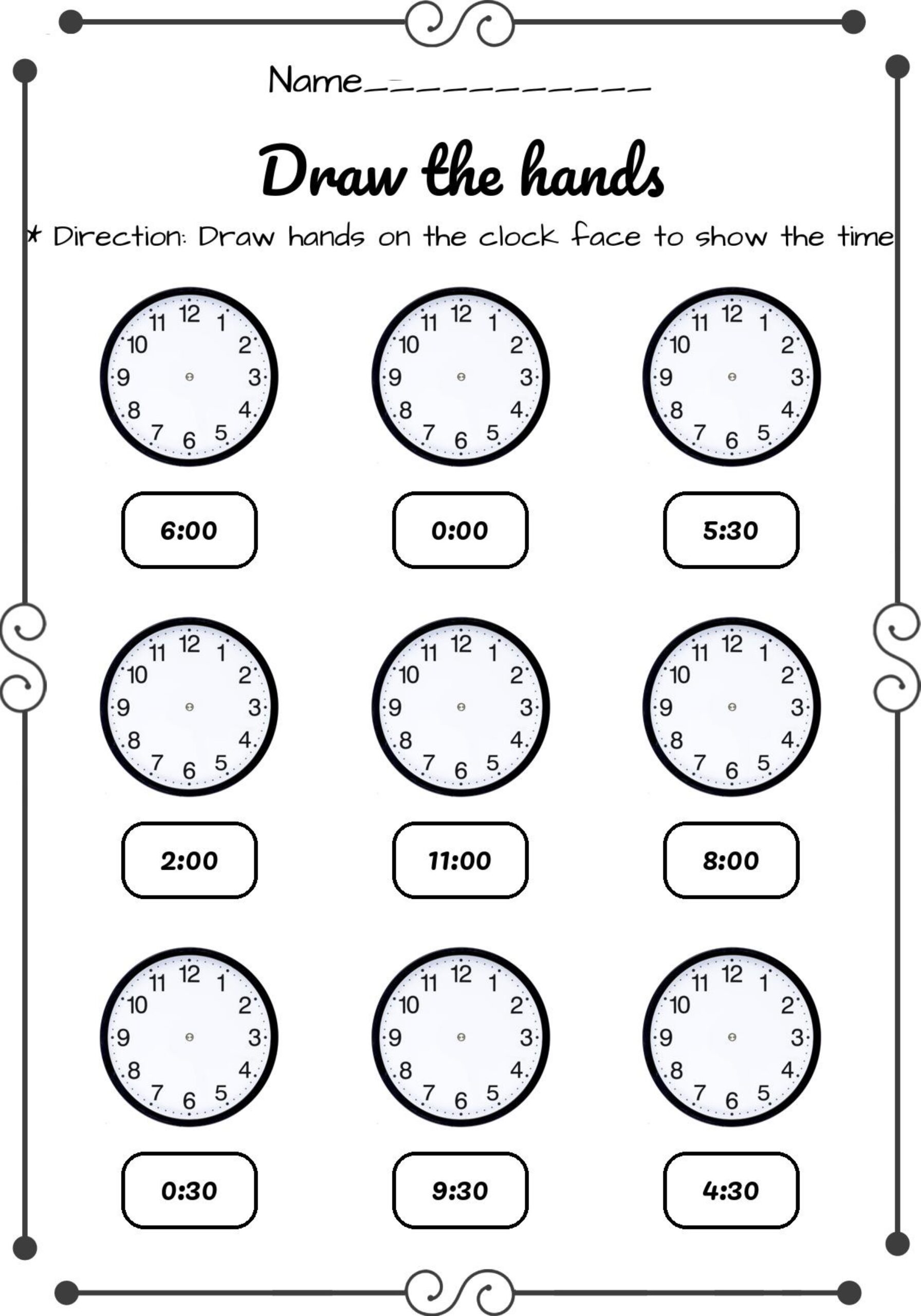 Telling Time To The Nearest 5 Minutes No prep Worksheets Made By Teachers