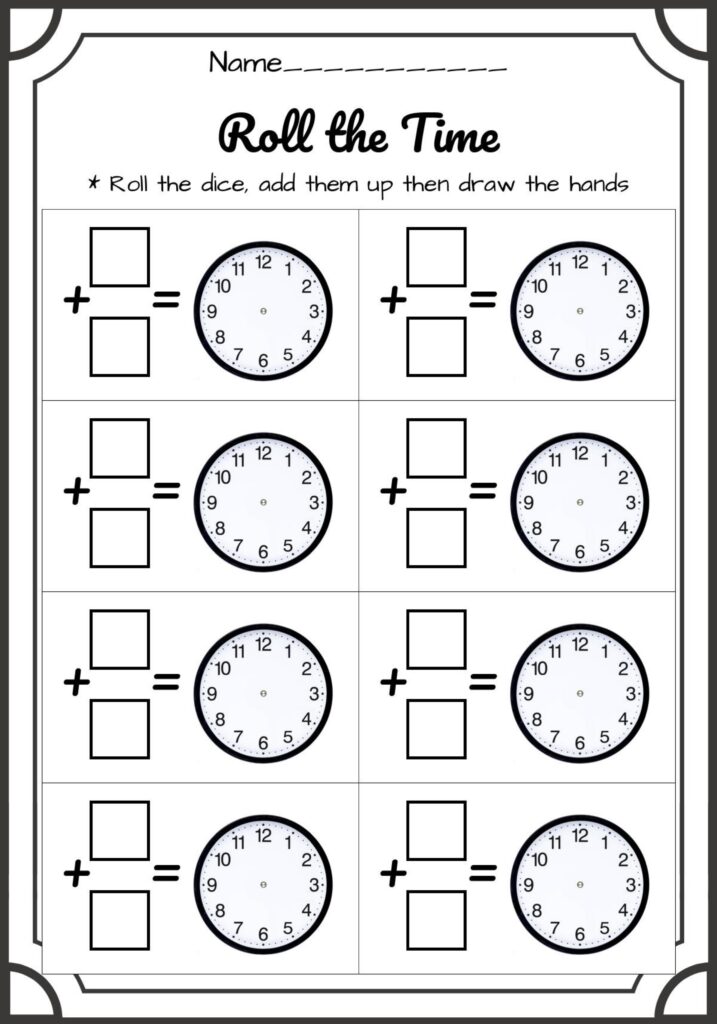 Telling time to the nearest 5 minutes No-prep worksheets | Made By Teachers