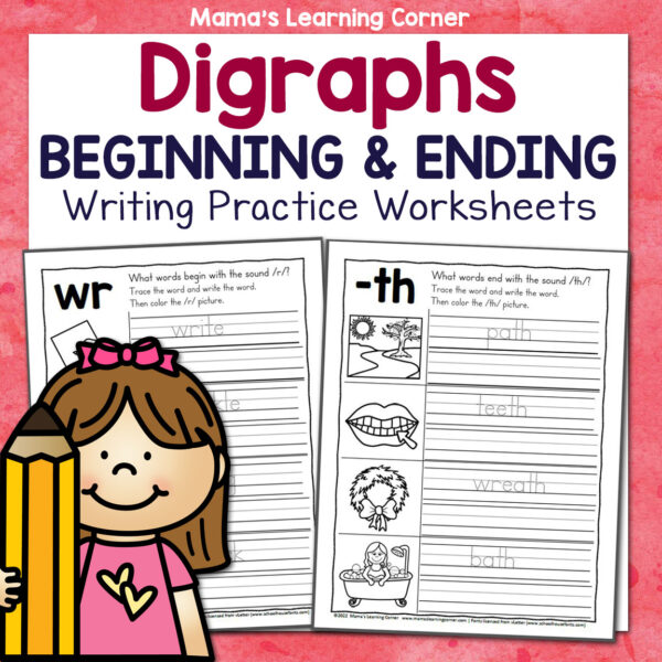 Digraph Writing Practice Worksheets - Made By Teachers