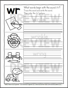 Digraph Writing Practice Worksheets | Made By Teachers