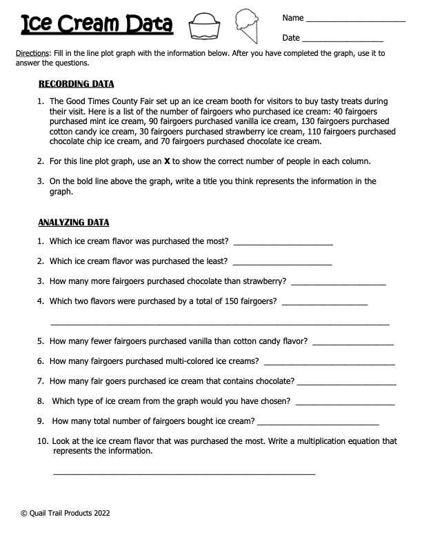 Summer Graphing Worksheets - Made By Teachers