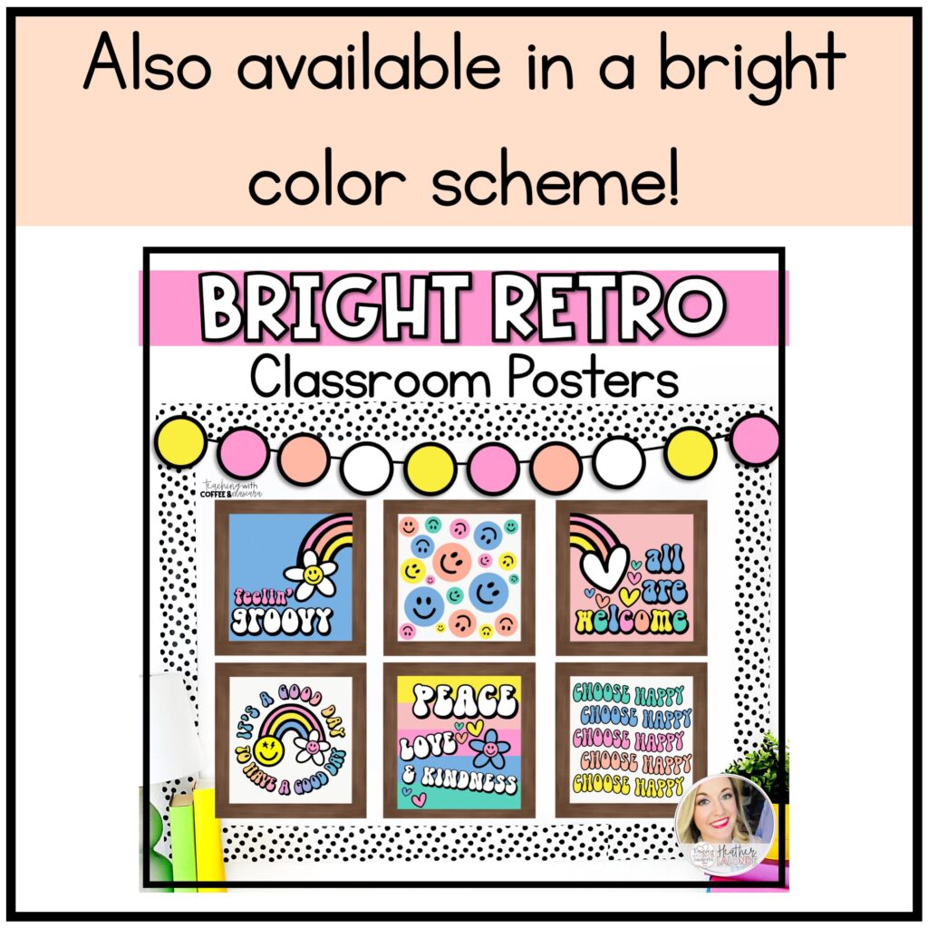 Retro Classroom Decor Boho Printable Posters | Made By Teachers
