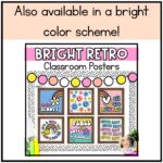 Retro Classroom Decor Boho Printable Posters | Made By Teachers