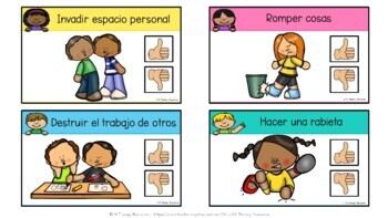 SPANISH VERSION - Learning My Manners Choice Cards - Made By Teachers