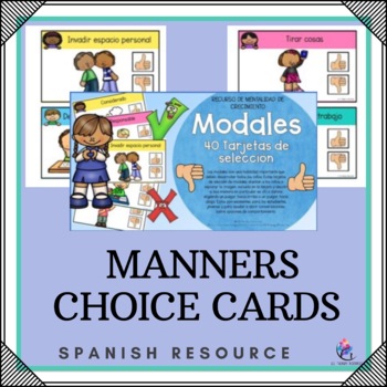 SPANISH VERSION - Learning My Manners Choice Cards | Made By Teachers