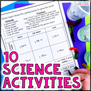 Back to School Activities | 10 Science Experiments & Investigations ...