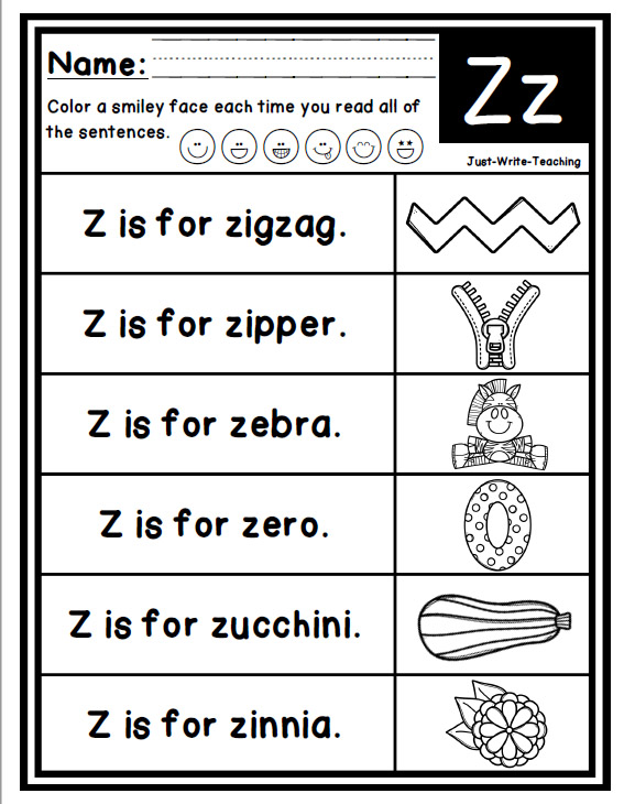Alphabet Sentences - Alphabet Activities - Made By Teachers