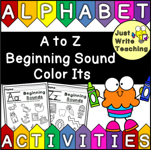 Beginning Sound Color Its - Alphabet Activities | Made By Teachers