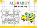 About Alphabet Craft Activities (Bus Themed) - Made By Teachers