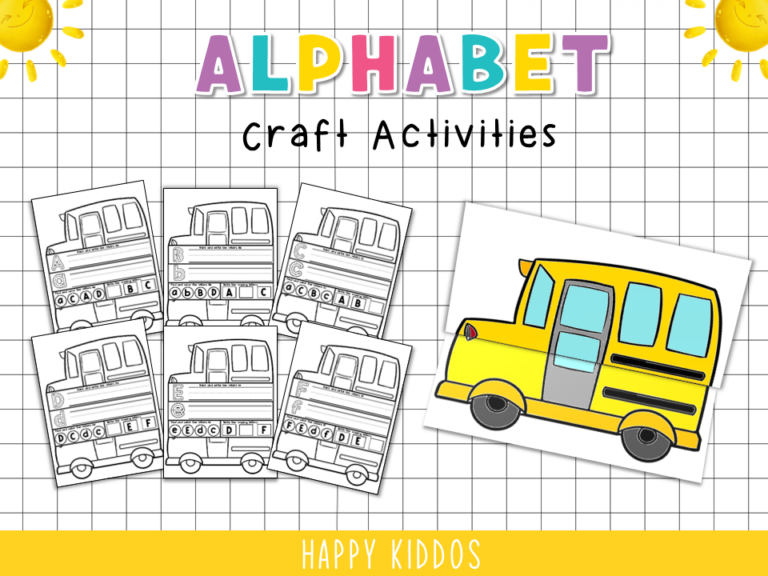 About Alphabet Craft Activities (Bus Themed) - Made By Teachers