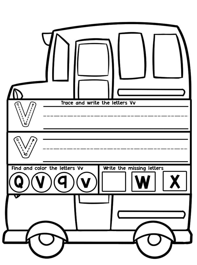 About Alphabet Craft Activities (Bus Themed) | Made By Teachers