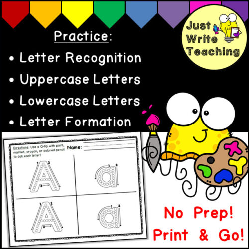 Letter Dabs - Alphabet Activities - A to Z Practice (78 pages) | Made ...