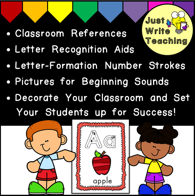 Letter Formation Anchor Charts - Alphabet Activities - A to Z (26 pages ...