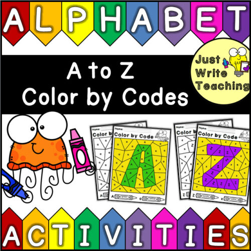 Letter Color by Codes - Alphabet Activities - Made By Teachers