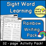 Sight Word Rainbow Writing Activities - Made By Teachers