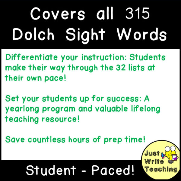 Sight Word Learning Program GROWING BUNDLE - Made By Teachers