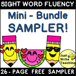 Sight Word Fluency Bundle Free Sampler - Made By Teachers