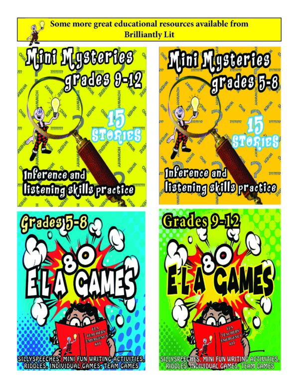 ELA GAMES FUN FREEBIE - Made By Teachers