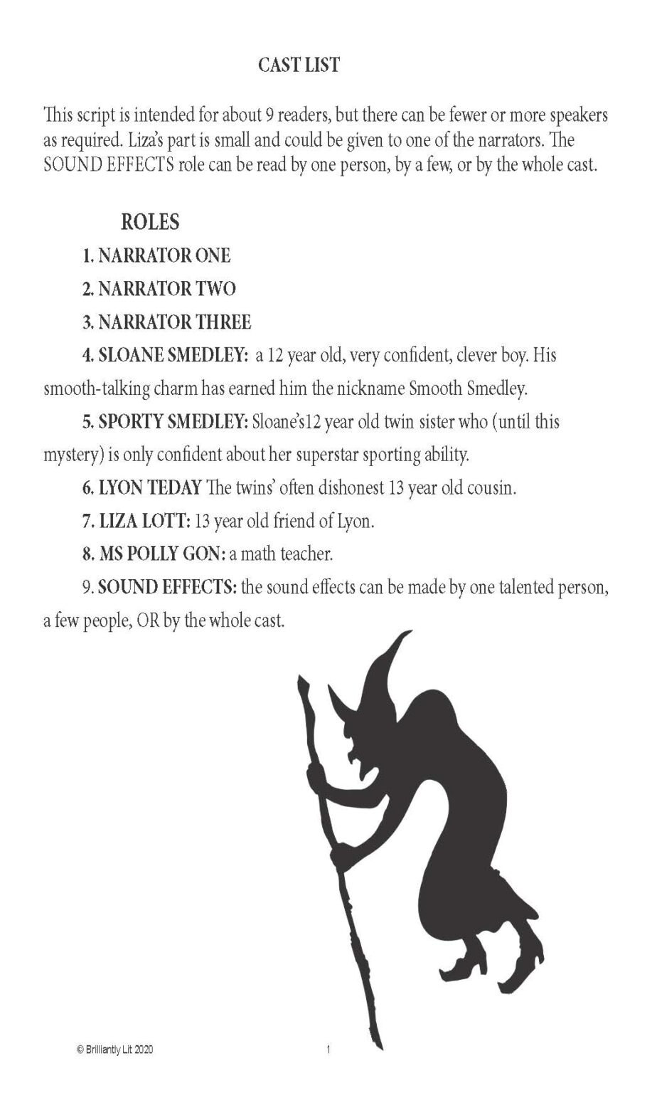 READERS THEATER SCARY MYSTERY SCRIPT Grades 5-8: Haunted House - Made ...