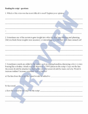 READERS THEATER MYSTERY MIDDLE SCHOOL SCRIPT: Drama Camp Thief - Made ...